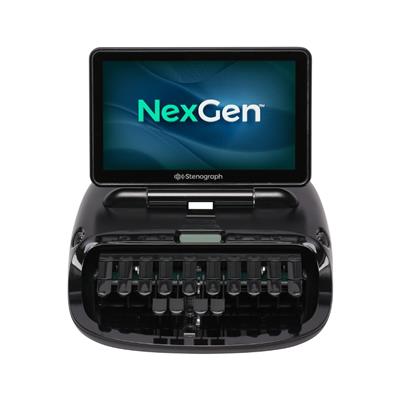 NexGen Sky Black and Black Stenographer Machine